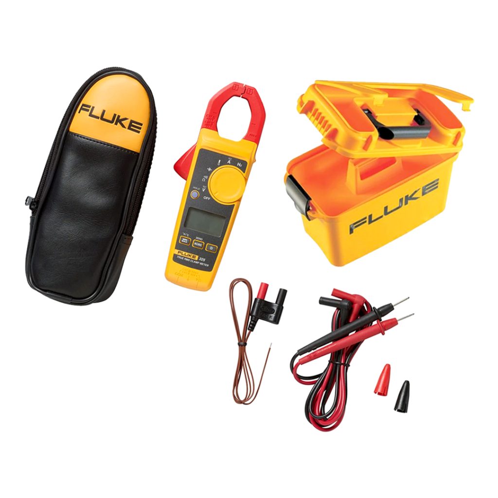 Fluke 325 True-RMS Clamp meter with a FREE C1600 heavy duty toolbox ...